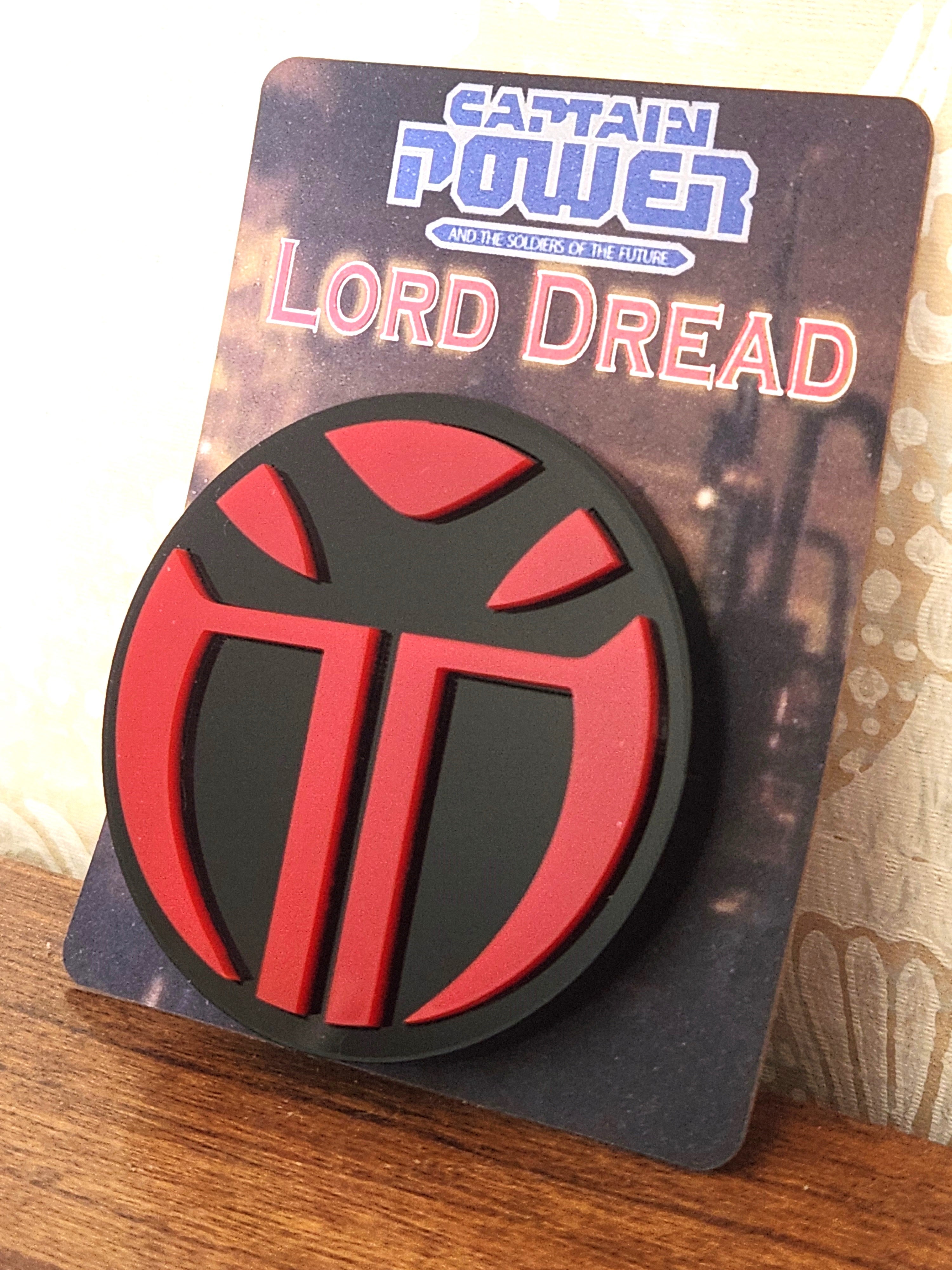 Official Lord Dread Badge - Captain Power - In Stock Now! | Power On ...